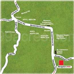 Mangalore Internet City Mangalore Hills Map - Bondel, Mangalore ...