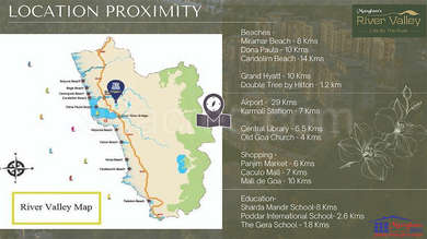 Manglam Group Builders Manglam River Valley Map - Kadamba Plateau, Goa ...