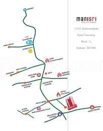 Mani Group Mani Manisri Map - Baishnabghata, Garia Location Map