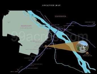 Manjeera Group Builders Manjeera Monarch Map - Mangalagiri, Guntur ...