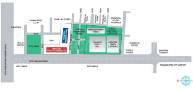 Manjeera Group Builders Manjeera Majestic Homes Map - 1st Phase KPHB ...