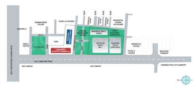 Manjeera Group Builders Manjeera Trinity Corporate Map - Kukatpally, Hyderabad Location Map