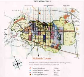 Manohar Singh and Company Manohar Multitech Towers Map - Sector 91 ...