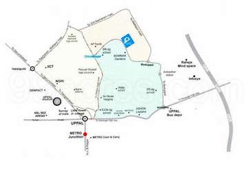 Mansani Constructions Mansani Thirumala Meadows Map - Uppal, Hyderabad ...