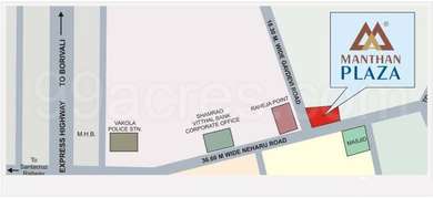 Swastik and Manthan Group Manthan Plaza Map - Vakola, Mumbai South West ...