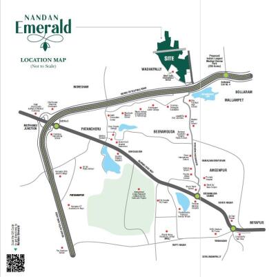 Mantoor Infrastructure Mantoor Nandan Emerald Map - Beeramguda ...