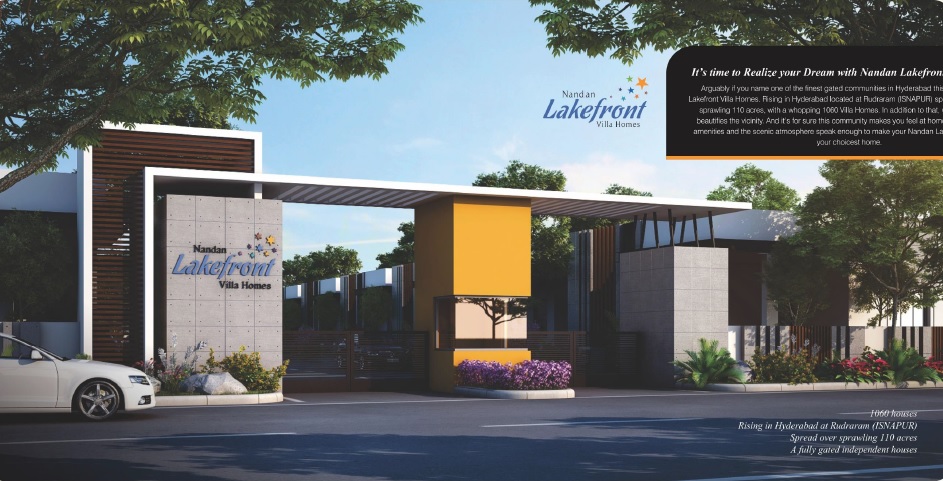 Mantoor Nandan Lakefront Home Hyderabad, Isnapur | Price List ...