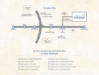 Mantoor Infrastructure Mantoor Nandan Lakefront Home Map - Isnapur ...