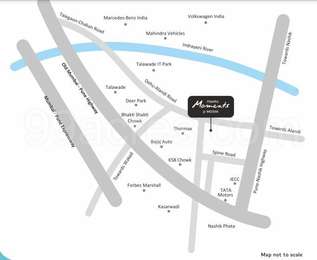 Mantra Properties Mantra Moments Map - Moshi, Pune Location Map