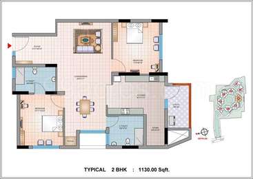 3 BHK Apartment / Flat for sale in Mantri Synergy OMR Chennai South ...