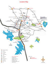 Mantri Developers Mantri Euphoria Map - Narsingi, Hyderabad Location Map