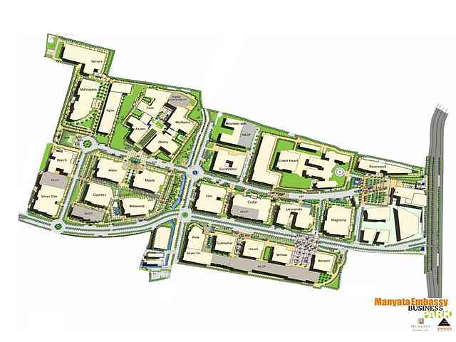 Manyata Embassy Business Park Nagavara, Thanisandra Main Road | Resale ...