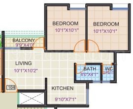 2 BHK Apartment / Flat for sale in Aapla Ghar Ranjangaon Ranjangaon ...