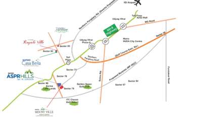 Mapsko Builders Pvt Ltd Mapsko Aspr Hills Map - Sector 78 Gurgaon ...