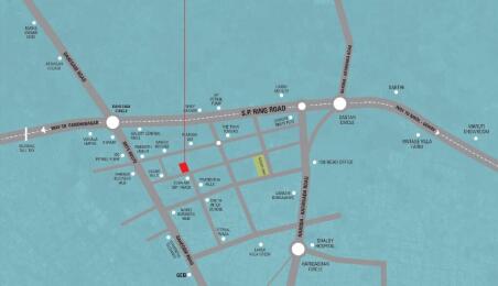 Maruti Developers Ahmedabad Maruti Gokul Palace Map - Hanspura, Nava ...