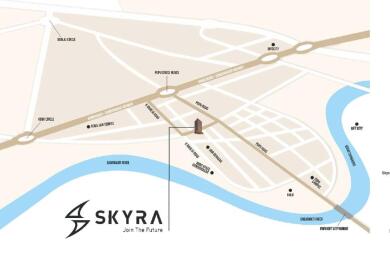 Maruti Realty Maruti Skyra Map - Koba, Gandhinagar Location Map