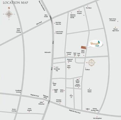 Maruti Urban Maruti Shivalay Tirth Map - Waghodia Road, Vadodara ...
