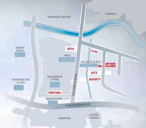 Marvel Group Marvel Arco Map - Hadapsar, Pune Location Map