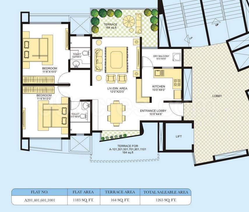 Marvel Group Marvel Azure Floor Plan - Marvel Azure Magarpatta Pune