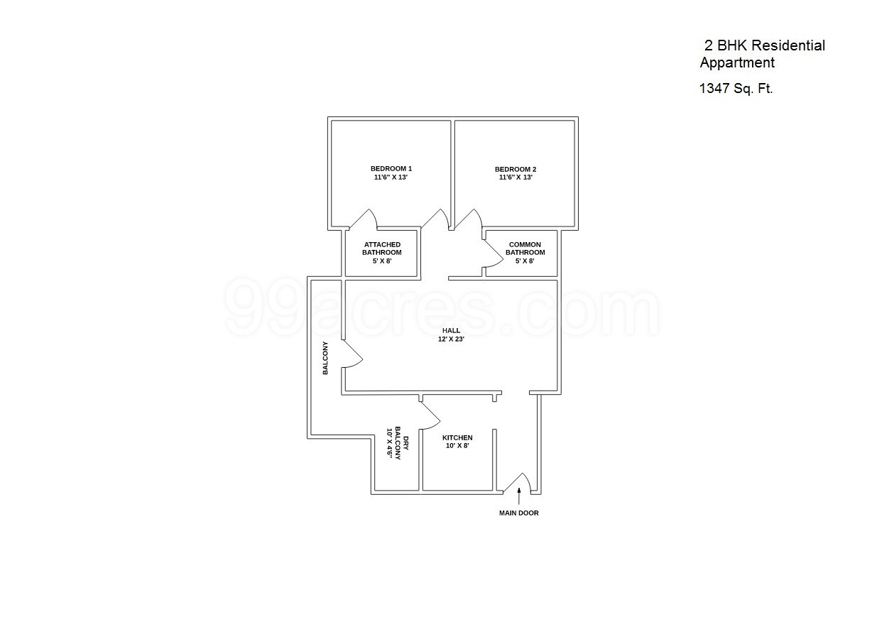 Marvel Group Marvel Azure Floor Plan - Marvel Azure Magarpatta Pune