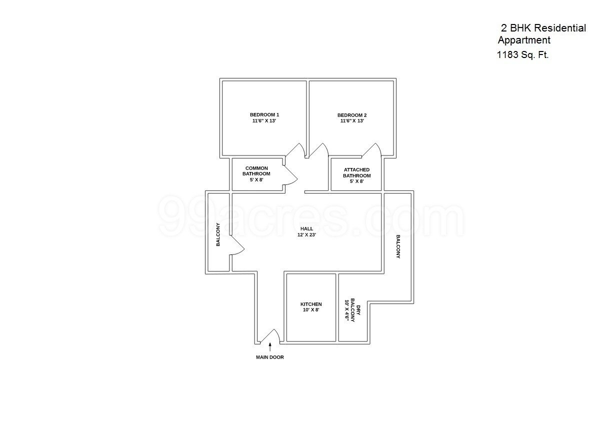 Marvel Group Marvel Azure Floor Plan - Marvel Azure Magarpatta Pune