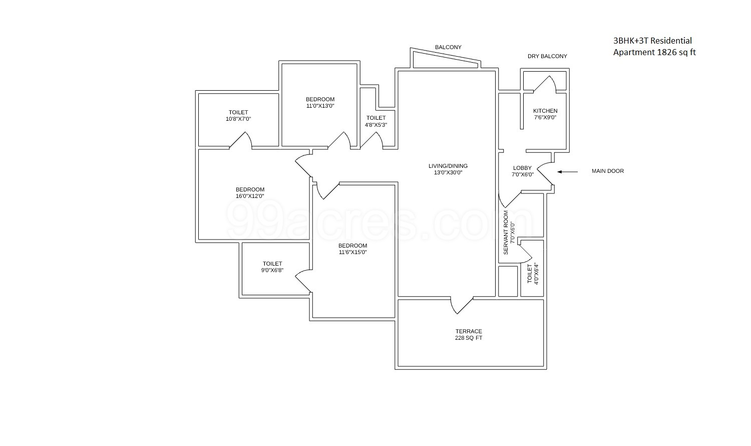 Marvel Group Marvel Azure Floor Plan - Marvel Azure Magarpatta Pune