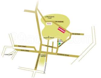 Marvel Realtors and Goel Ganga Developments Marvel Sangria Map ...