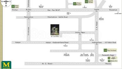 Mather Projects Mather El Castillo Map - Jawahar Nagar, Kochi Location Map