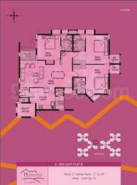 3 BHK / Bedroom Apartment / Flat for rent in Mather Highlands Kakkanad ...