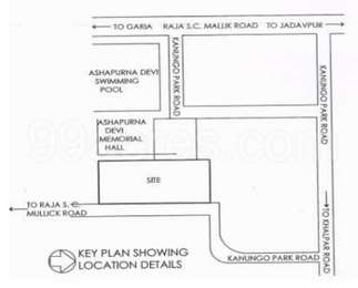 Matrik Kheya Apartment Map - Patuli, EM Bypass Location Map