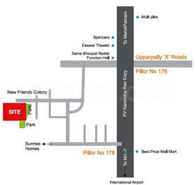 Matrix Constructions Matrix Marvel Meadows Map - Attapur, Hyderabad ...