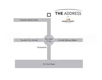 Northway Spaces Northway The Address Map - Alkapuri, Vadodara Location Map