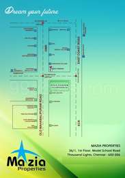 Mazia Properties Mazia Poes Garden Map - Kelambakkam, Chennai South ...