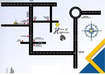 M C Builders Chennai MC Home of Happiness Map - Selaiyur, Chennai ...