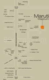 MD Infrastructure MD Maruti Magnum Map - Randesan, Gandhinagar Location Map