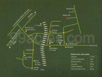 Meghaswana Construction Meghaswana Bhakti Fern Map - Talegaon, Pune ...