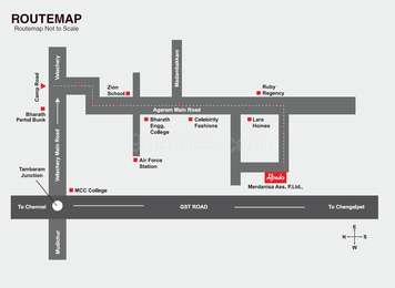 Merdanisa Associates Merdanisa Albedo Map - Selaiyur, Chennai Location Map