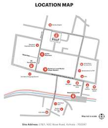 Meridian Group Meridian Shree Map - Bansdroni, Kolkata Location Map