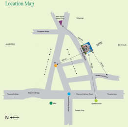 Merlin Group Merlin Jabakusum Map - Behala, Kolkata Location Map