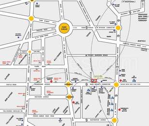 Merlin Group Merlin Acropolis Map - Kasba, Kolkata South Location Map