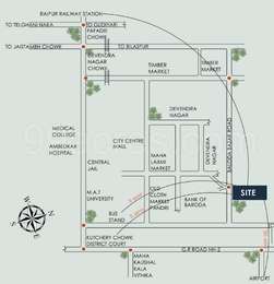 Merlin Group Merlin Jayshree Vihar Map - Devendra Nagar, Raipur Location Map