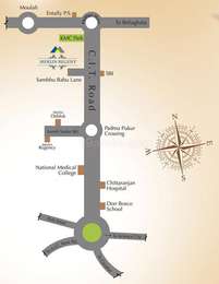 Merlin Group Merlin Regent Map - Entally, Kolkata Location Map