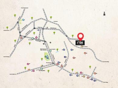 Merlin Group Merlin Rise Map - Rajarhat, Kolkata Location Map