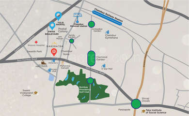 Metro Group Builders Metro Nakshatra Map - Chembur, Mumbai Location Map