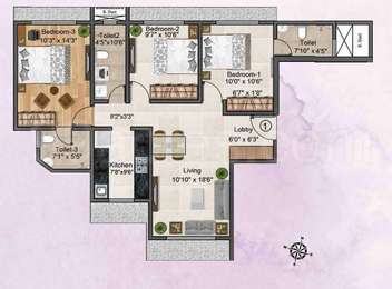 1 BHK / Bedroom Apartment / Flat for rent in Metro Swiss Boulevard ...