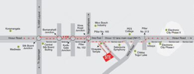 Metropolis Properties Builders Metropolis Electra Map - Pragathi Nagar ...