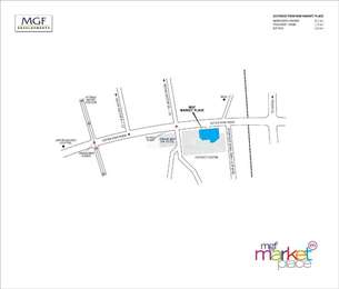 MGF Developments Limited Market Place Map - Shalimar Bagh, North Delhi ...
