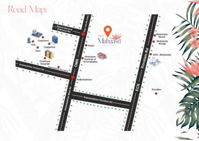 MGP Builders And Developers MGP Mahaasri Map - Padur, Chennai South ...