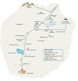 MGS Ventures MGS Shreela Airview Enclave Map - Devanahalli, Bangalore ...