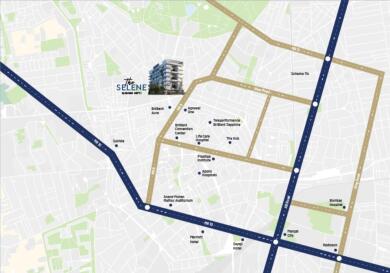 Selene by Micromitti Map - Juni Indore Location Map